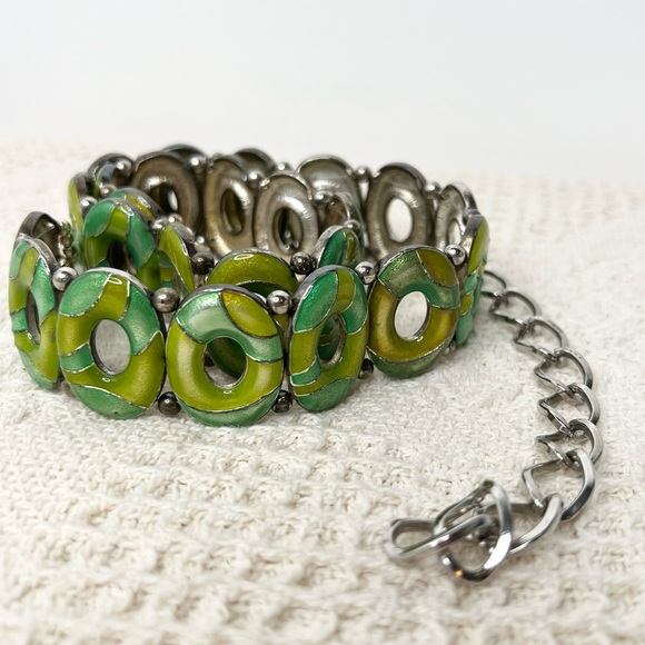 Hand Crafted | Accessories | Handmade Green Beaded Chain Belt Hippie ...